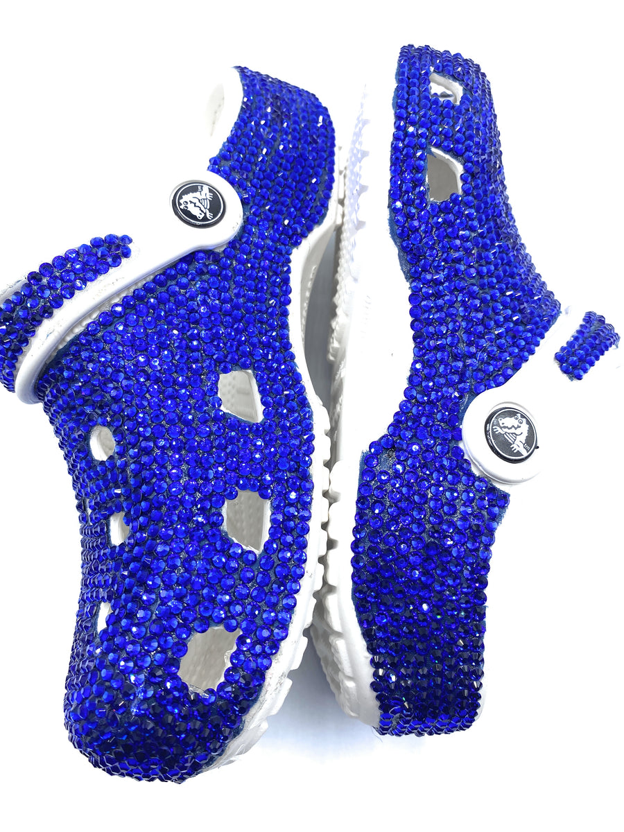Bling Sapphire Rhinestone Clogs Adult – PinkIce Novelty