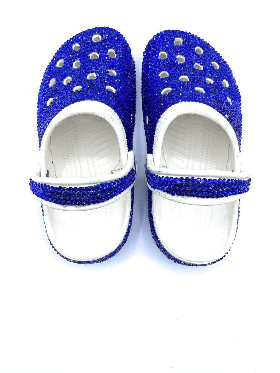 Bling Sapphire Rhinestone Clogs Adult – PinkIce Novelty